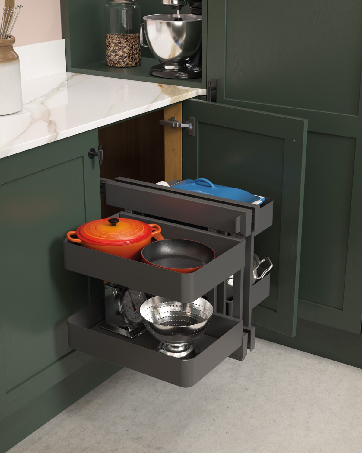 Space Saving Storage Solutions - Lochanna Kitchens