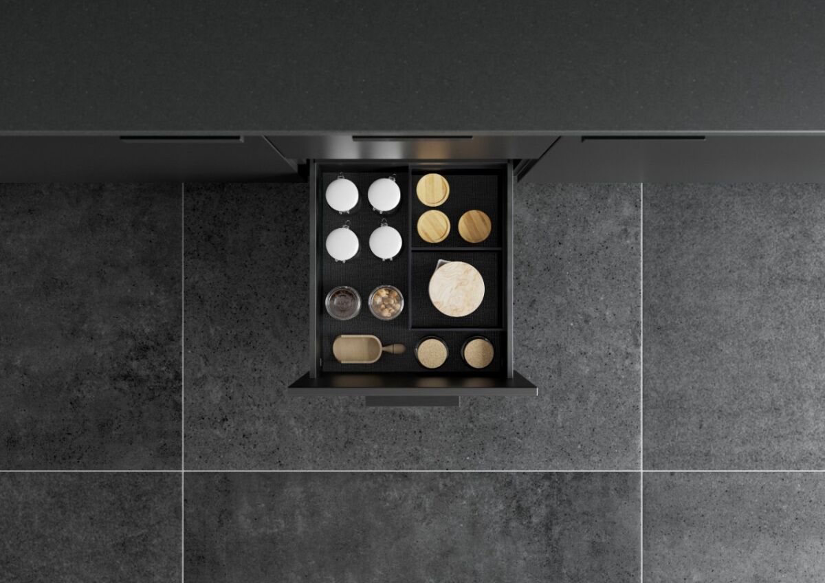 Blum Legrabox AMBIA-LINE drawer inserts - Lochanna Kitchens